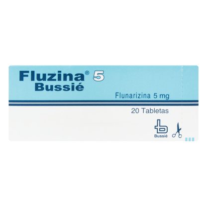 FLUZINA 5 MG 20 TABLETAS (FLUNARIZINA) – Droguerias Unisanar