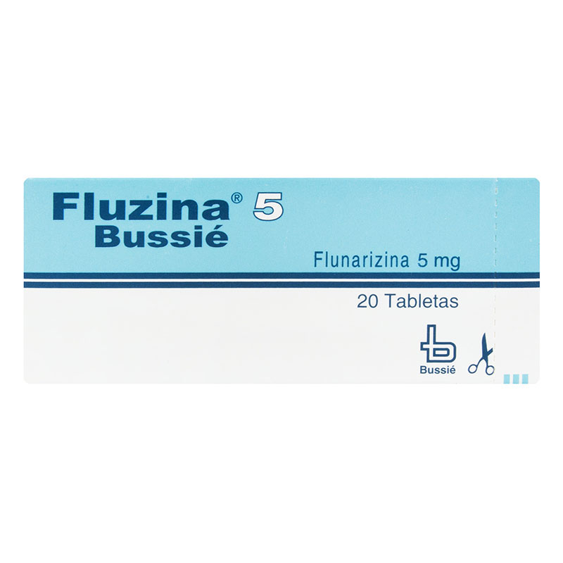 FLUZINA 5 MG 20 TABLETAS (FLUNARIZINA) – Droguerias Unisanar