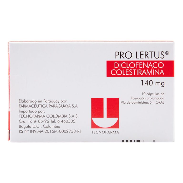PROLERTUS 140 MG 10 CAPSULAS – Droguerias Unisanar