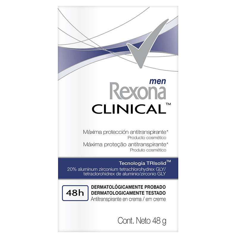 DTE REXONA SOFT SOLID CLINICAL MEN 48 GR – Droguerias Unisanar